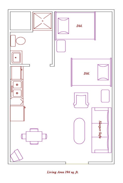 Kitchenette #21 - Aurora's Kentucky Lake Cottages